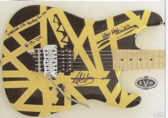 Edward Van Halen Charvel EVH Art Series Tour Guitar Catalog!!