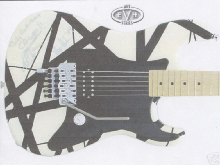 Edward Van Halen Charvel EVH Art Series Tour Guitar Catalog!!
