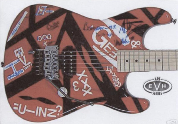 Edward Van Halen Charvel EVH Art Series Tour Guitar Catalog!!