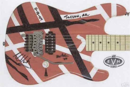 Edward Van Halen Charvel EVH Art Series Tour Guitar Catalog!!