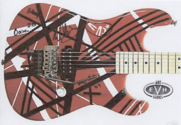 Edward Van Halen Charvel EVH Art Series Tour Guitar Catalog!!