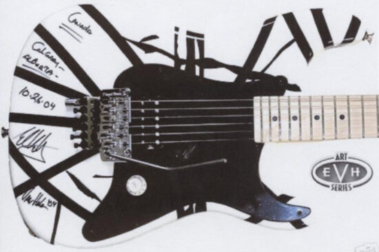 Edward Van Halen Charvel EVH Art Series Tour Guitar Catalog!!