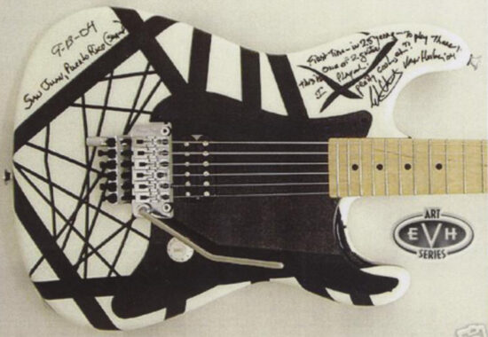 Edward Van Halen Charvel EVH Art Series Tour Guitar Catalog!!